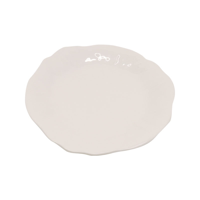 Melamine Cabbage Dinner Plate, White – twopairs homeware