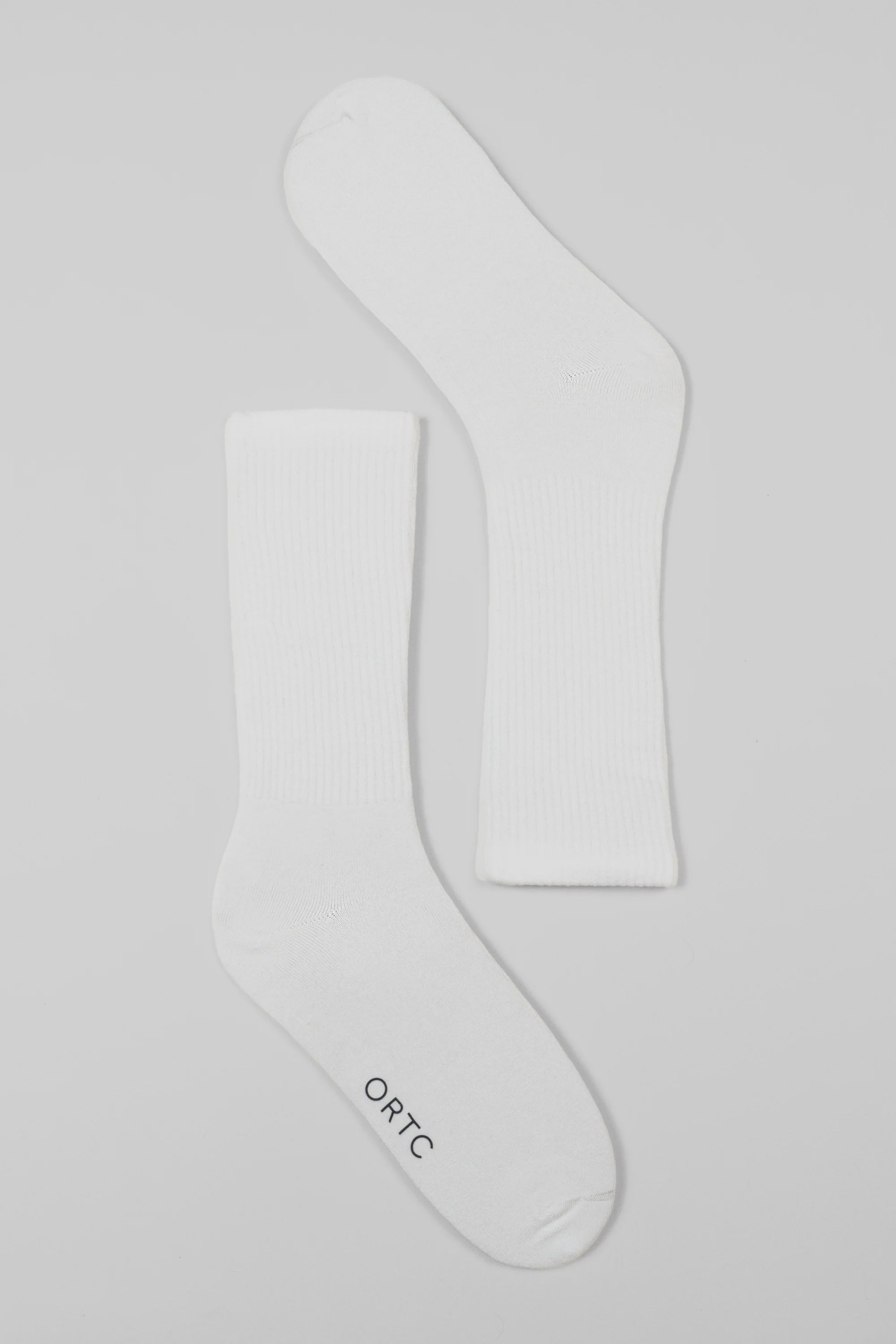 ORTC Ribbed Sock White – twopairs homeware