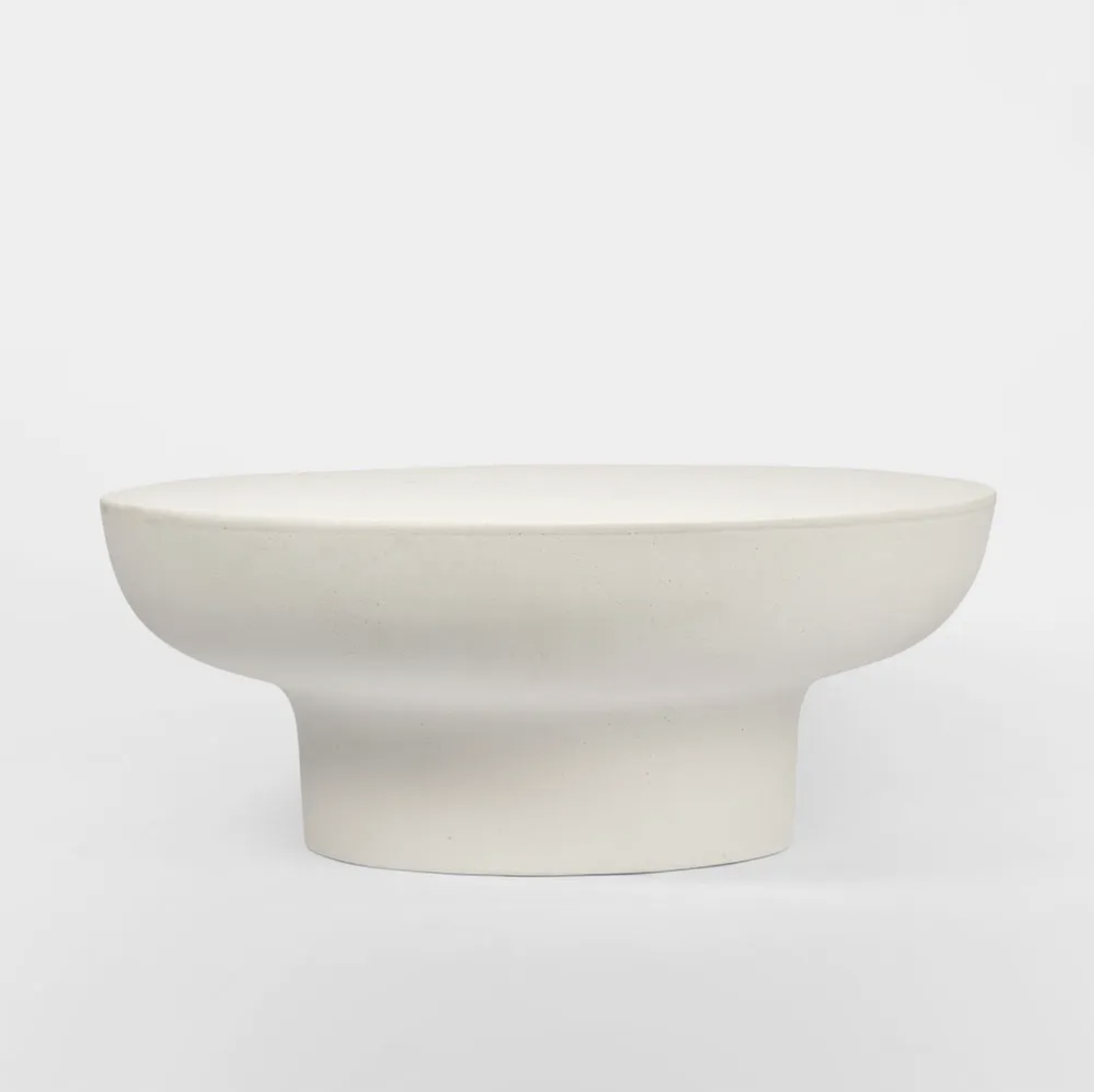 Pablo Round Coffee Table, Chalk – twopairs homeware