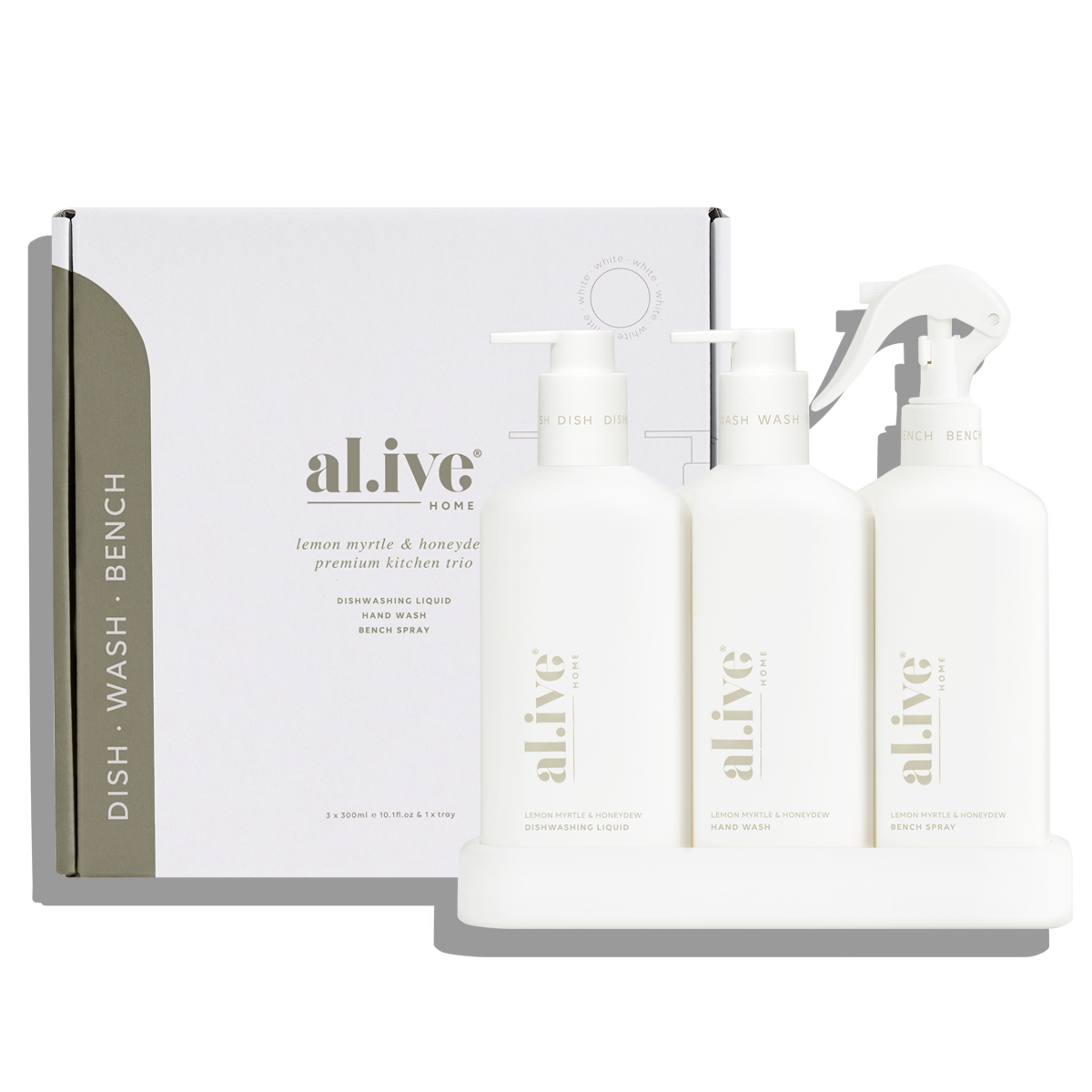 Al.ive Kitchen Trio, Lemon Myrtle & Honeydew – twopairs homeware